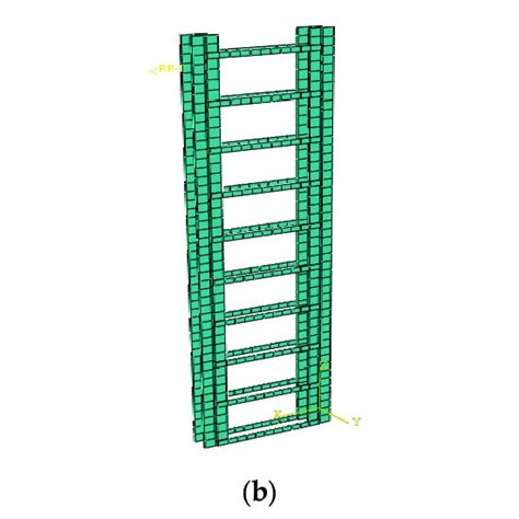 The Meshing Of The Finite Element Model A Concrete B H Shape Download Scientific Diagram