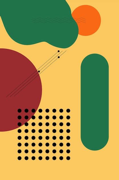 Premium Vector Colored Geometric Background With Abstract Shapes