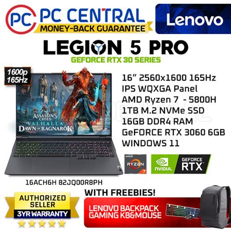 Lenovo Legion Pro ACH H JQ R PH Gaming Laptop AMD Ryzen H NVIDIA RTX GB