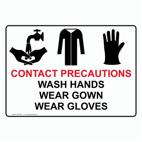 Contact Isolation Signs Printable Printable Word Searches