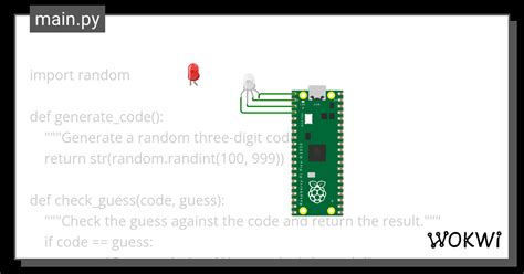 3 Digit Code Wokwi ESP32 STM32 Arduino Simulator