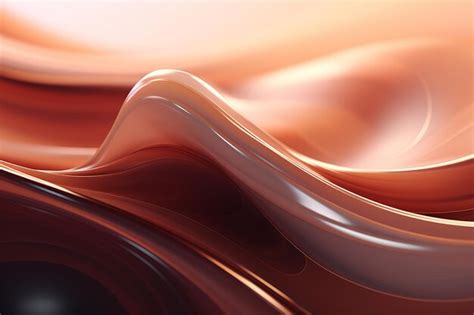 Premium Ai Image Fluid Metallic Reverberations Crafting Captivating Waves For Mesmerizing