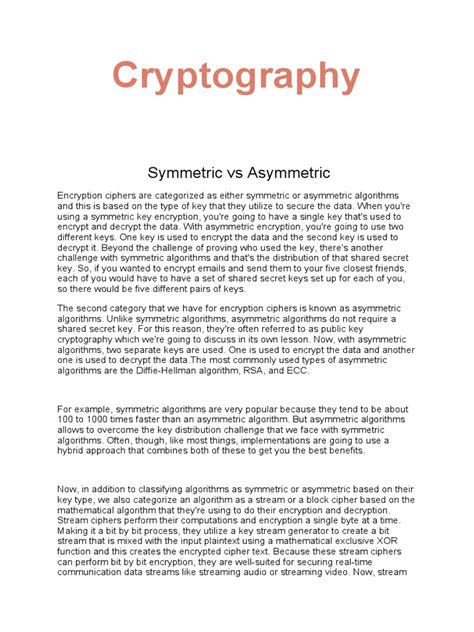 cryptography pdf public key cryptography cryptography
