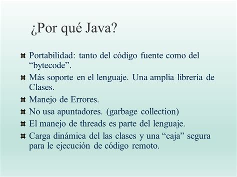 Introducción Y Fundamentos Del Lenguaje De Programación Java