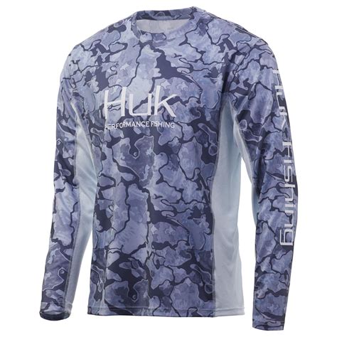Huk Icon X Camo Ls Shirt Erie Medium H1200143 037 M