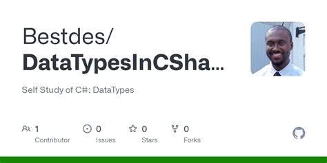 GitHub Bestdes DataTypesInCSharp Self Study Of C DataTypes