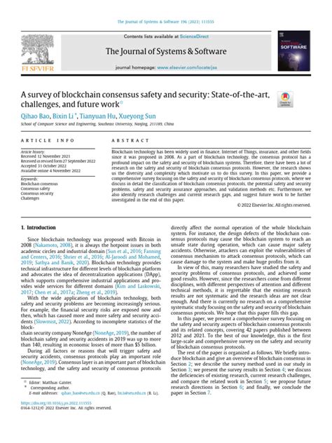 blockchain vulnerabilities pdf distributed computing computer science