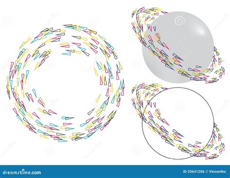 Rotational Arrows Vector Illustration 17233510