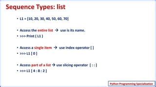 Python Sequence Data Types In Brief PDF