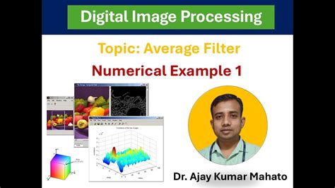 Module 1 4 Average Filter Solved Numerical Example 1 Spatial