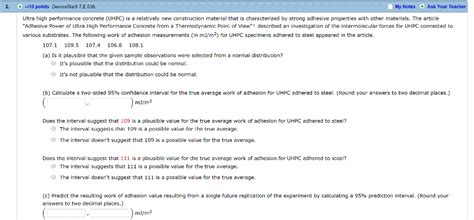 Solved 2 10 Points Devorestat9 7 E 038 My Notes Ask Your