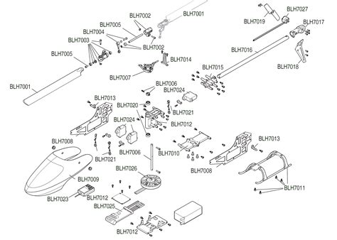 Exploded View Blade Infusion 180 Bnf Basic Chassis Astra
