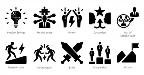 Problem Solution Impact Icons
