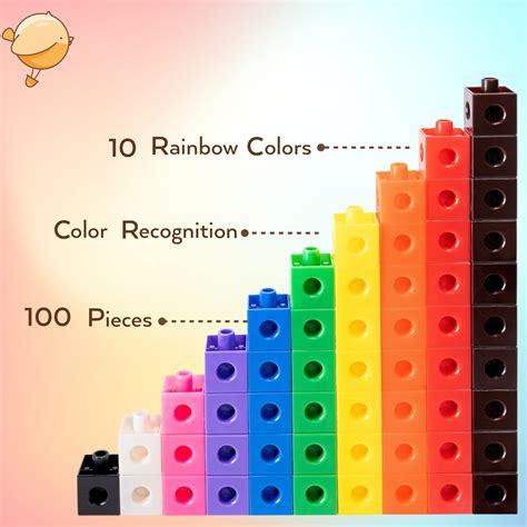 Mua 100 Piece Linking Cubes Set Counting Blocks Stem Connecting