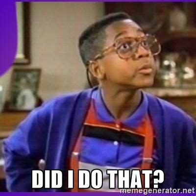 Steve Urkel Habe Ich Das Gemacht Meme