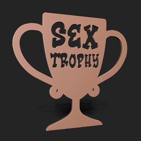Stl File Sex Trophy Stencil 🏆 Obj ・model To Download And 3d Print・cults