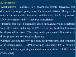 Pharmacology Of Antiviral Agents Finalppt