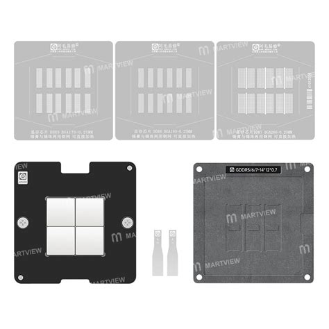 Amaoe Ddr Series Video Memory Chip Bga Reballing Stencil Tin Planting