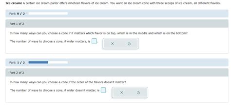 Solved In How Many Ways Can You Choose A Cone If It Matters