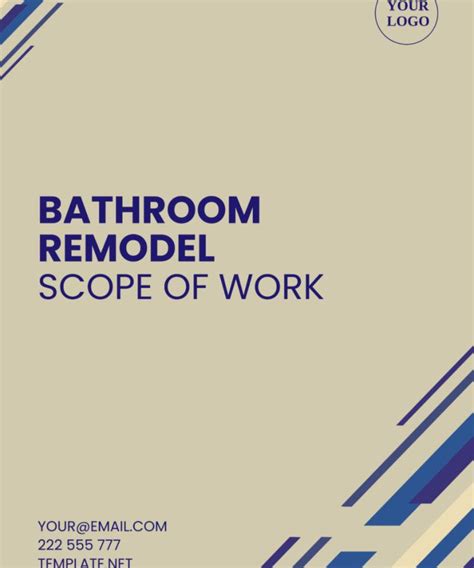Residential Building Scope Of Work Template Dremelmicro