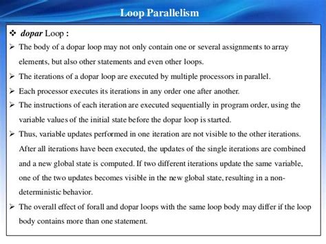 Parallel Programming Model