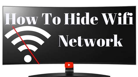 how to hide wifi network ssid protect wifi from hackers youtube