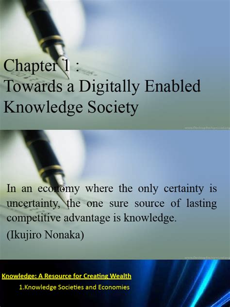 Chapter 1 Km Towards A Digitally Enabled Knowledge Society Pdf