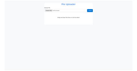Responsive File Uploader Free Html Bootstrap Component