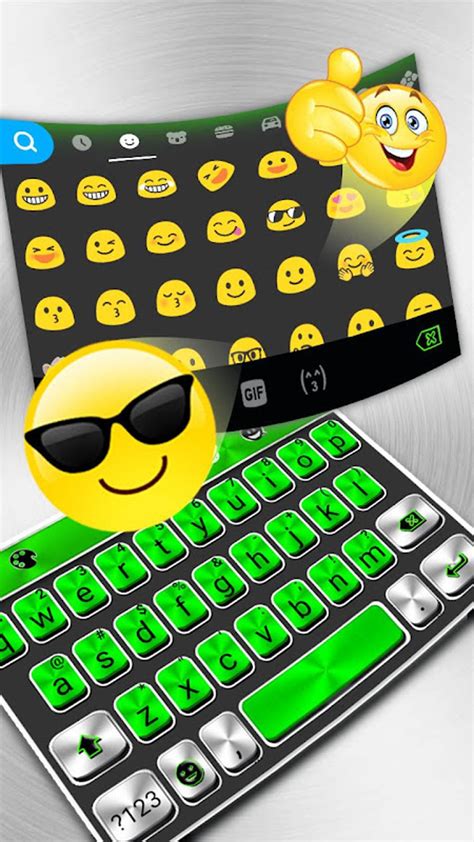 Metal Green Tech Keyboard Theme Apk Para Android Descargar