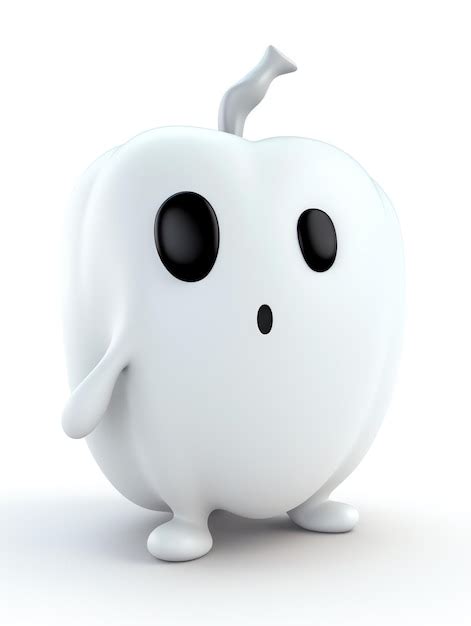 Premium Ai Image 3d Pixar Character Potraits Apple