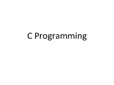 C Programming Iterative Statement While Loop For Loop