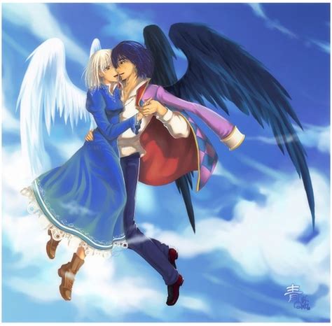 Как называется аниме про парня с синими или фиолетовыми волосами У него ещё черные крылья