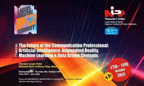 Third Lagos NIPR Summit To Explore Future Of AI On Communication Professionals Nigerian