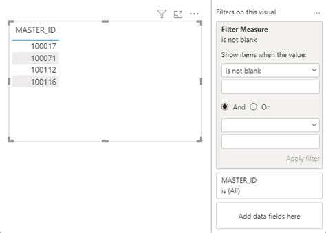 Solved Measure To Return Column Based On Filtered Values Microsoft
