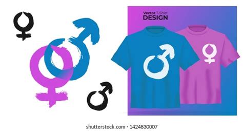 Gender Icons Mock Up Stock Photos And Pictures Images Shutterstock