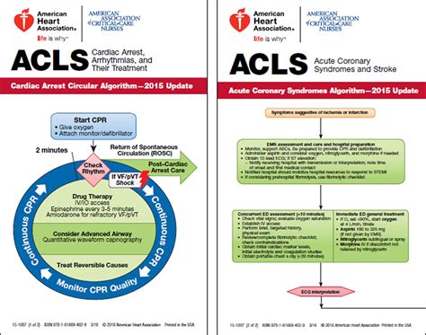 ACLS Digital Reference Card Set