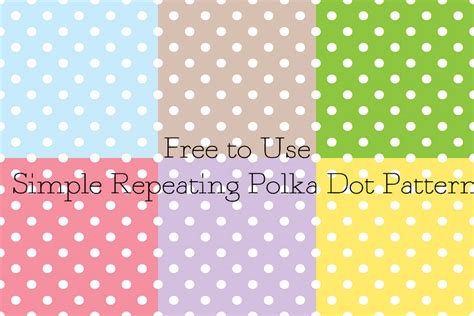 Simple Polka Dot Repeating Patterns F2u By Pumpk1ng On Deviantart