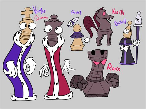 Download Chess Inspired Character Designs Wallpaper