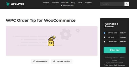 WPC Order Tip For WooCommerce Cromur