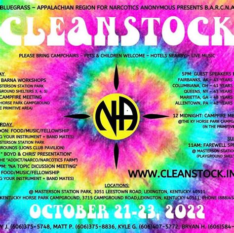 Unity Area Of Narcotics Anonymous