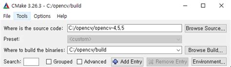 Opencv 소스 코드 직접 빌드