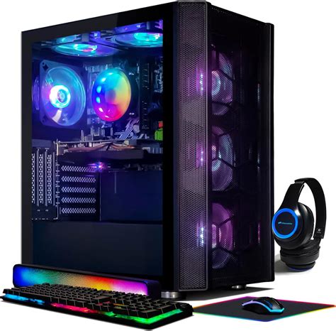Amazon Com Stgaubron Gaming Pc Desktop Intel Core I Up To G Geforce Rtx G G Ram