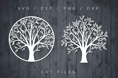 Tree Of Life SVG Tree Cut File Tree Cut Out Tree Dxf Svg