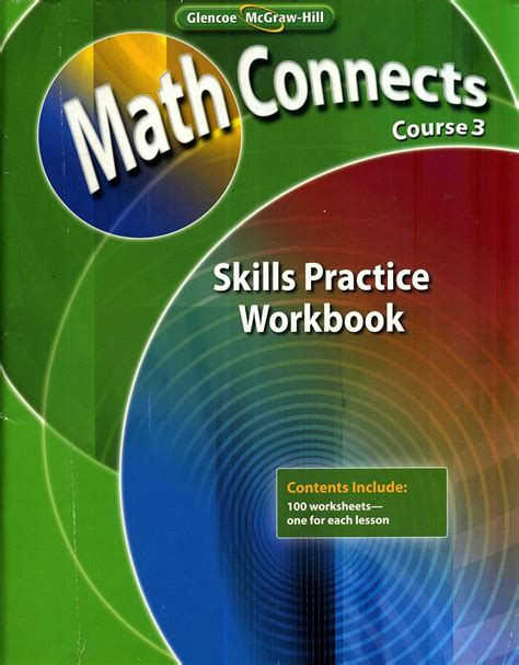 math connects course 3 skills practice workbook
