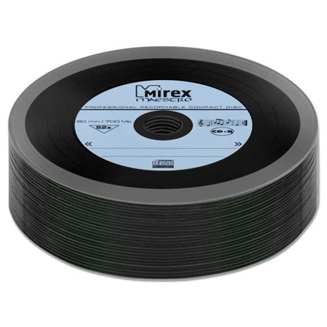 Mirex Диск для записи CD-R, 700 МБ, 25 шт - купить с доставкой по ...
