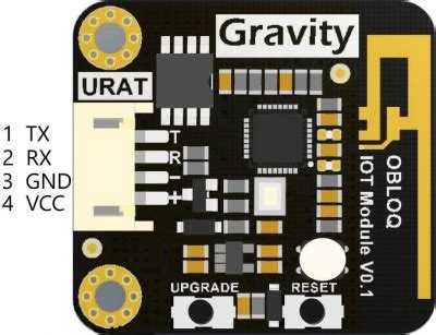 Gravity UART OBLOQ IoT Module SKU TEL DFRobot