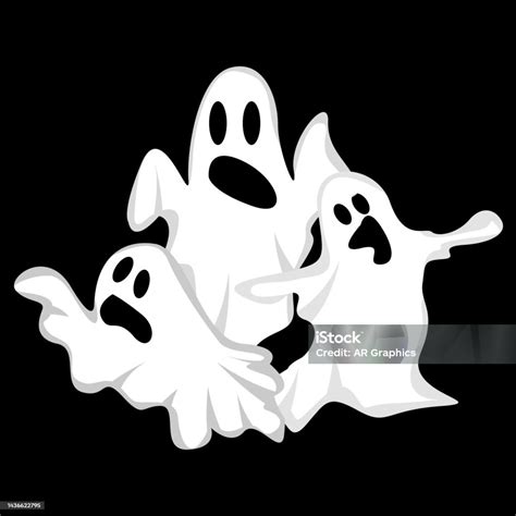 고스트 디자인 할로윈 아이콘 할로윈 의상 일러스트 레이 션 축하 배너 템플릿 10월에 대한 스톡 벡터 아트 및 기타 이미지 10월 가공의 인물 가을 Istock