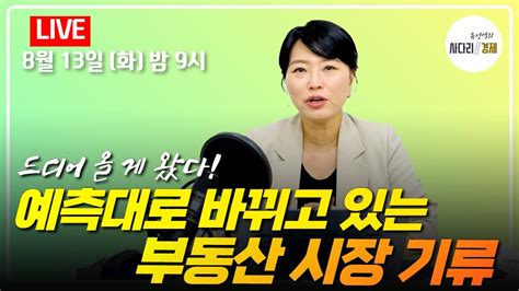 드디어 올 게 왔다 예측대로 흘러가는 부동산 시장의 새로운 기류 Youtube