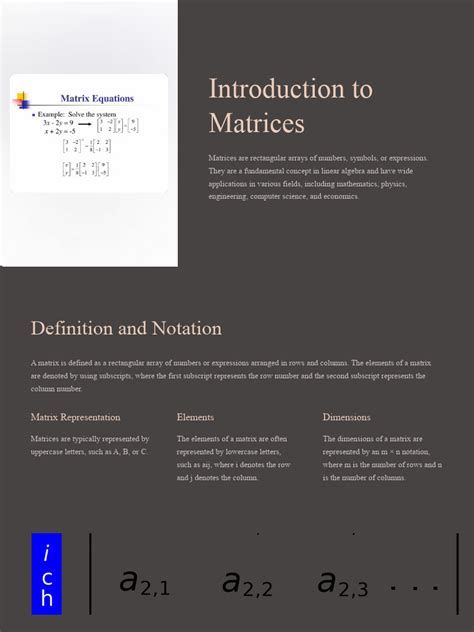 Introduction To Matrices Pdf Matrix Mathematics Determinant