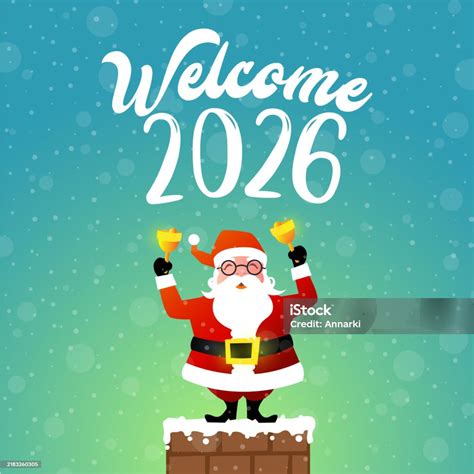Ilustración De Bienvenido Año 2026 Y Más Vectores Libres De Derechos De
